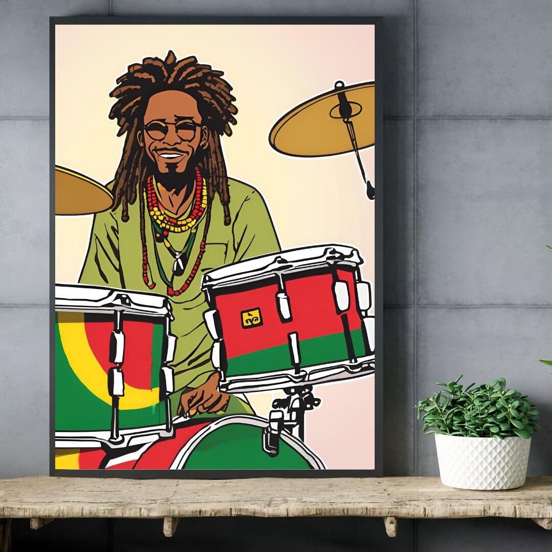 Art Print Rhythms of Reggae - Etsy