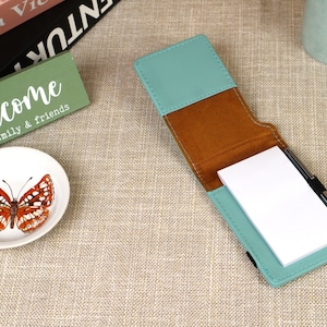 Personalized Leather Notepad-customized Leather Notepad-small Notebook ...