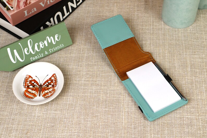 Personalized Leather Notepad-customized Leather Notepad-small Notebook ...