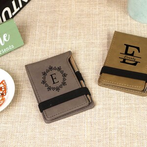 Personalized Leather Notepad-customized Leather Notepad-small Notebook ...