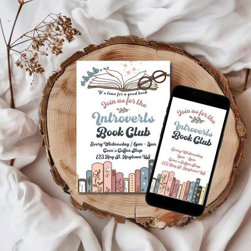 Book Invitation - Etsy