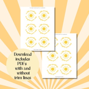 Printable Gift Tag | Instant Download PDF | Teacher Appreciation Gift ...