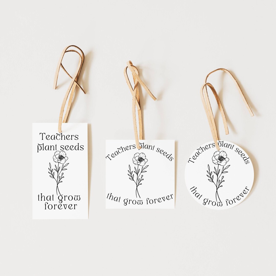 Teacher Appreciation Printable Gift Tags | Teacher Thank You | Teachers ...