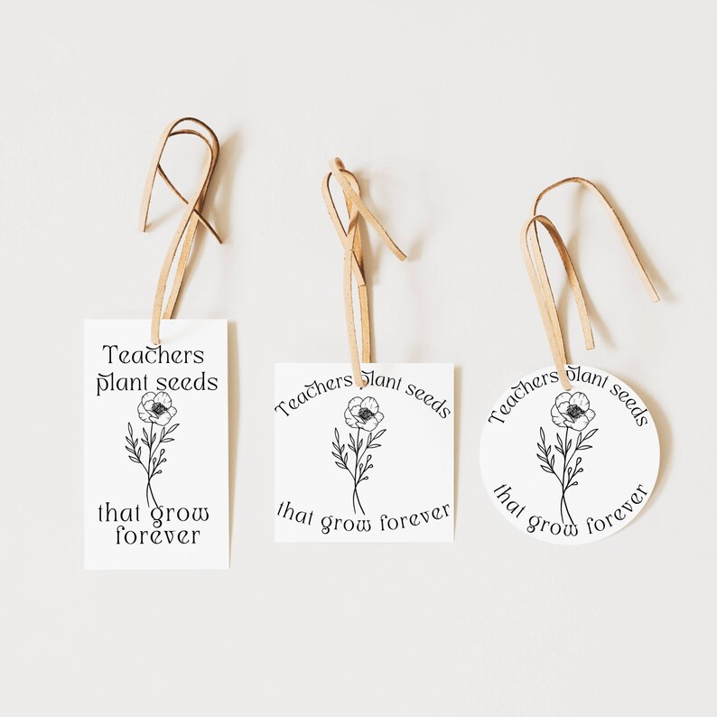 Teacher Appreciation Printable Gift Tags Teacher Thank You Teachers ...