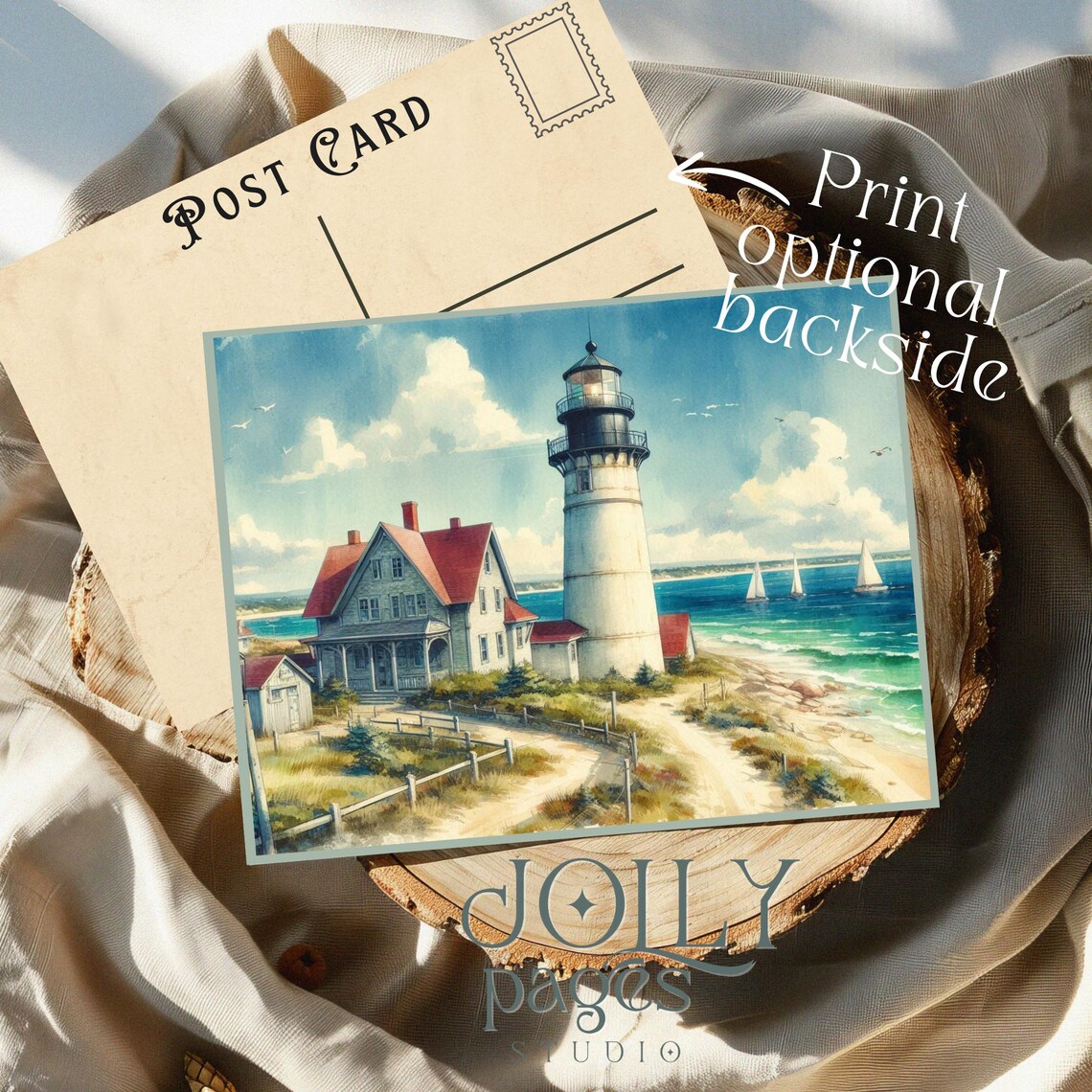 Coastal Summer Printable Postcards | Set of 16 Postcards | Instant ...