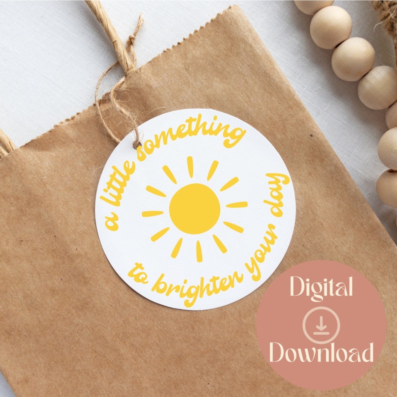 Printable Gift Tag | Instant Download PDF | Teacher Appreciation Gift ...