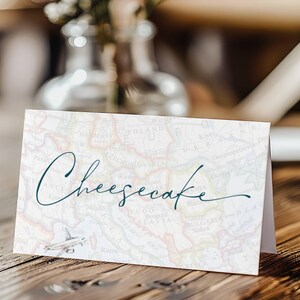 Travel Anniversary Menu Card Set: Editable Boarding Pass (digital ...