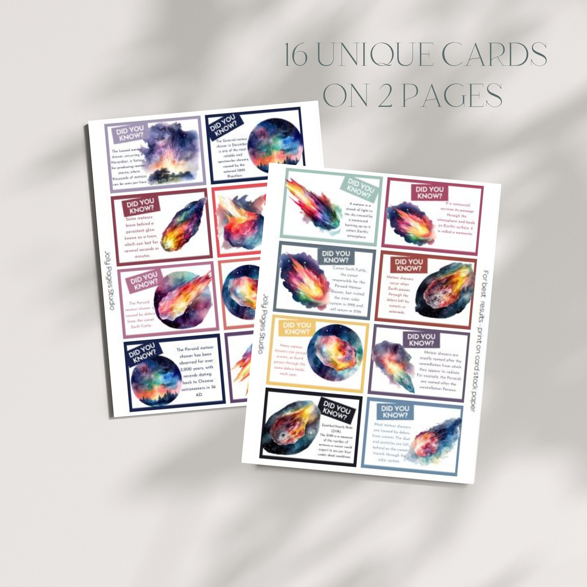 Printable Lunch Box Notes | Back to School | Meteor Shower Facts for ...