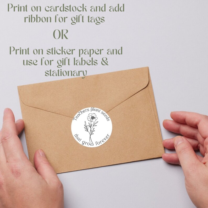 Teacher Appreciation Printable Gift Tags | Teacher Thank You | Teachers ...