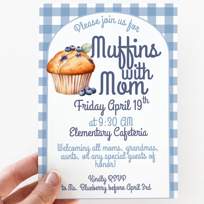 Muffins With Mom - Etsy