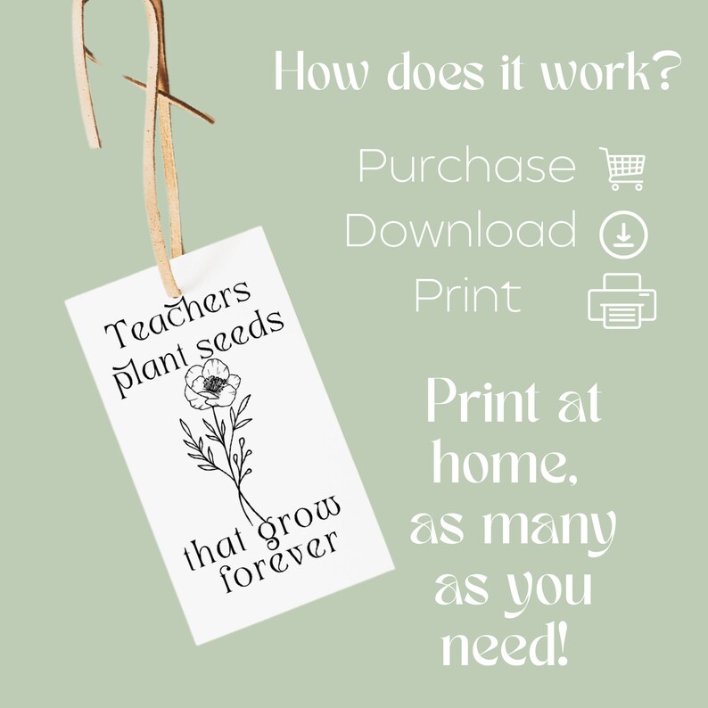 Teacher Appreciation Printable Gift Tags | Teacher Thank You | Teachers ...