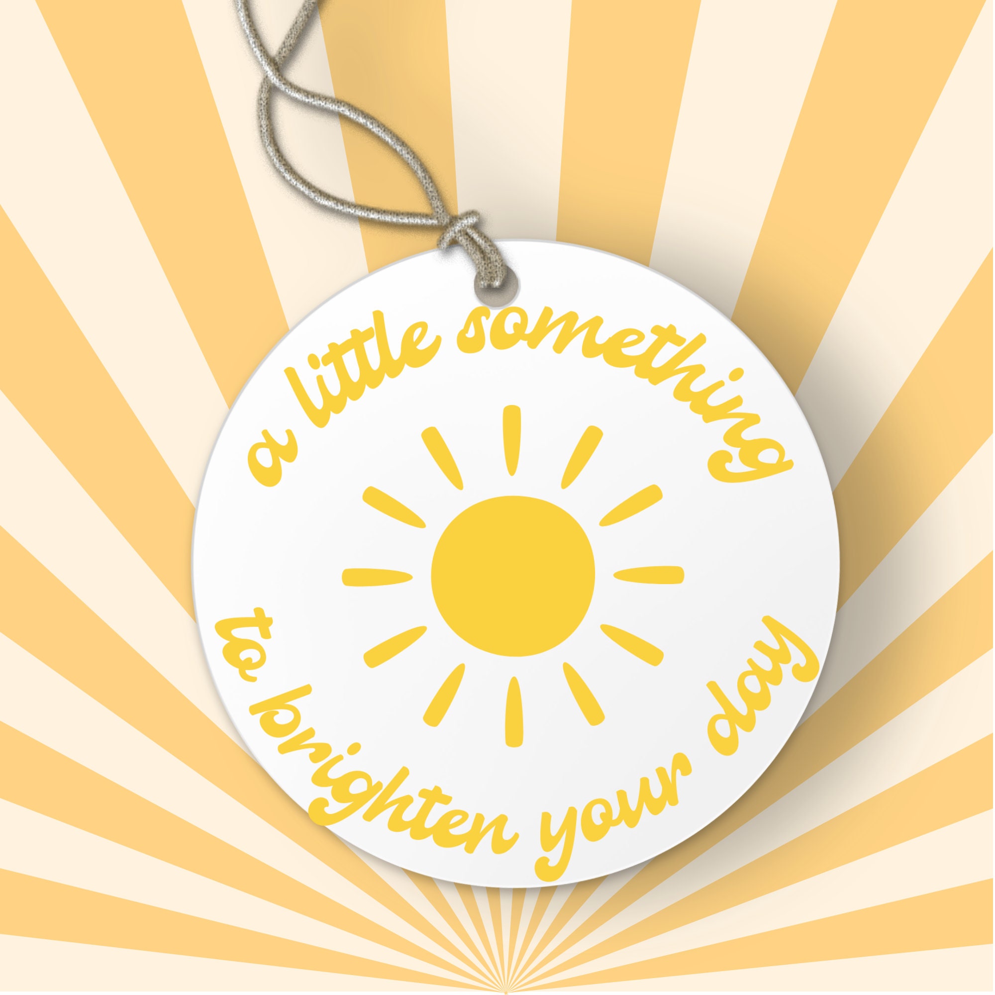 Sunshine Gift Tag: Printable Teacher Appreciation Hang Tag (PDF) - Etsy