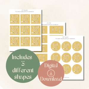 May Day Printable Gift Tags | Square Gift Tags | May Day Basket Tag ...