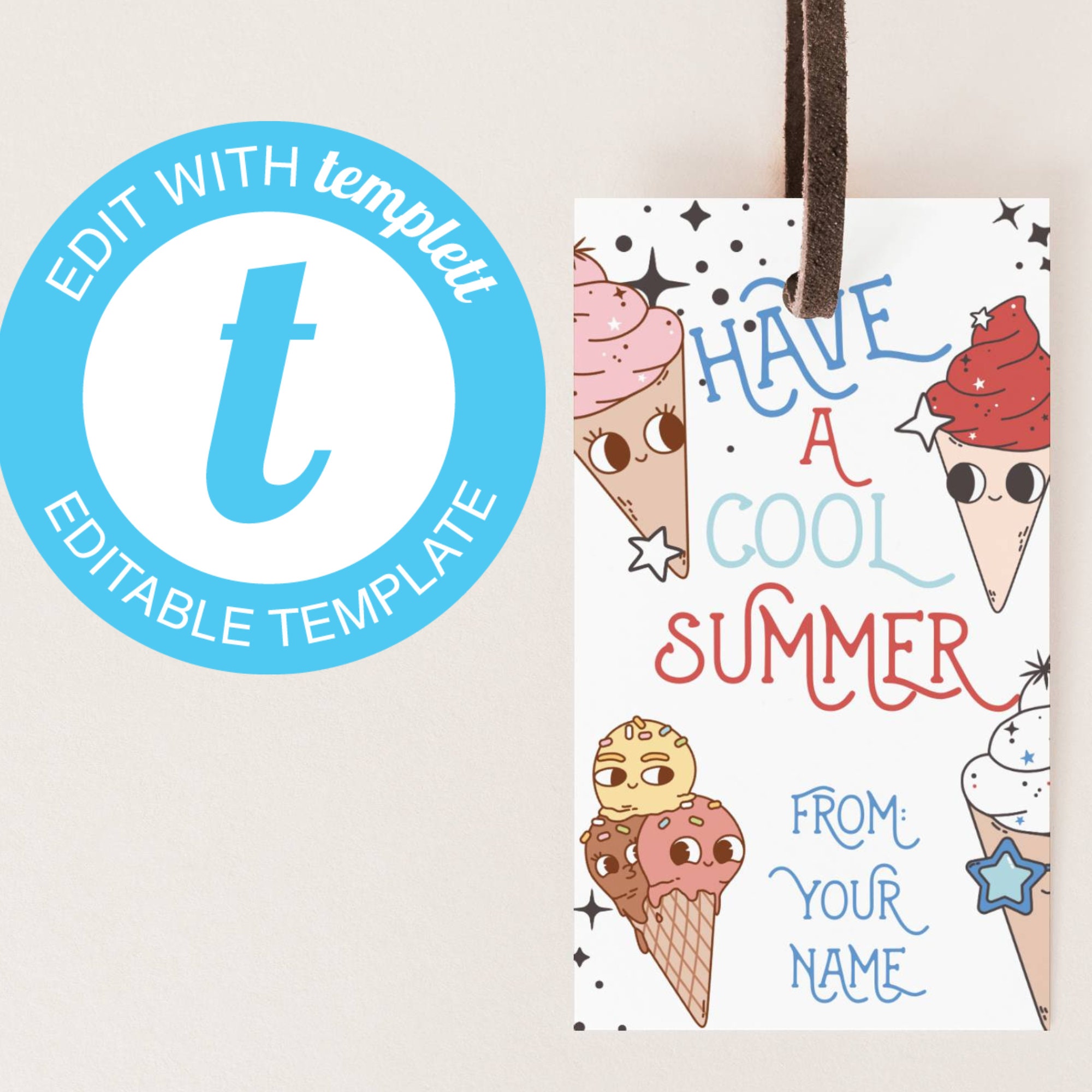 Have A Cool Summer Gift Tag | for Students From Teacher | Popsicle Ice ...