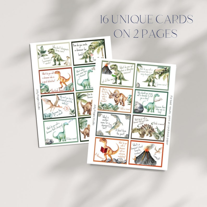 Printable Lunch Box Notes | Back to School | Dinosaur Jokes for Kids ...