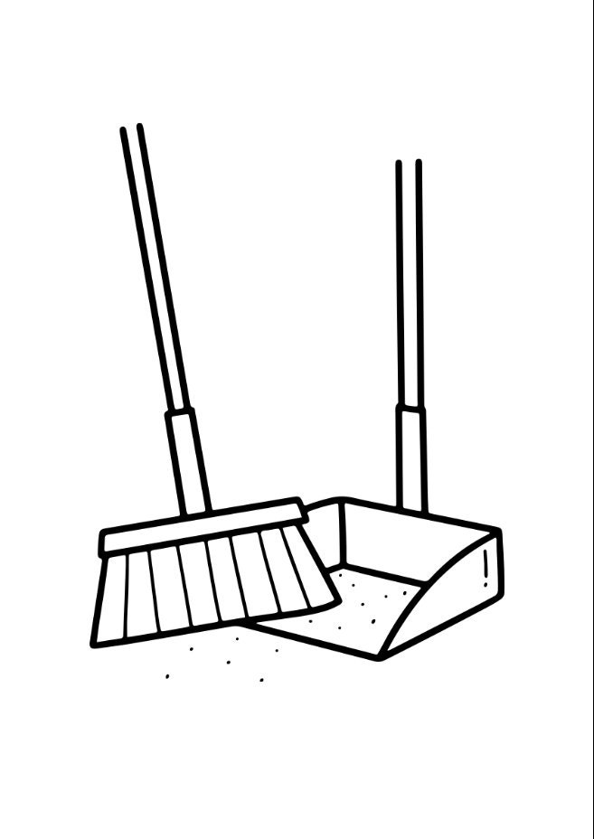 Household Chores Colouring Book - Etsy