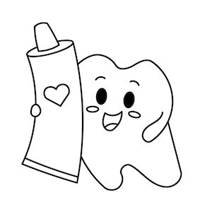 Teeth Care Colouring Book for Kids - Etsy