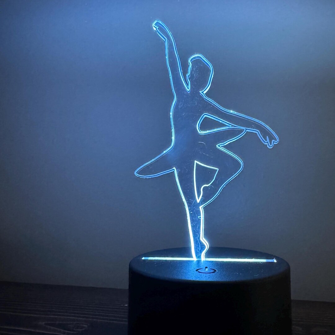 Dancer LED Night Light - Color Changing With Remote - Etsy