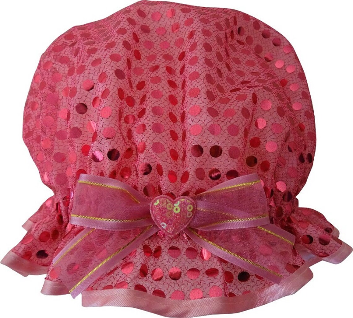 Girls Shower Cap Pink Sequin - Etsy