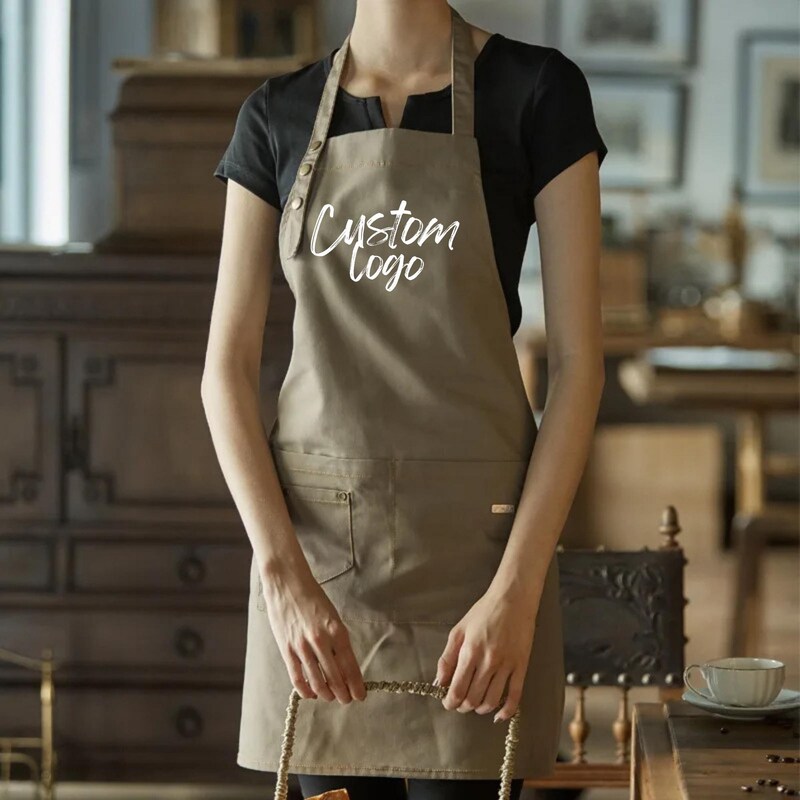 Custom Logo Apron - Etsy