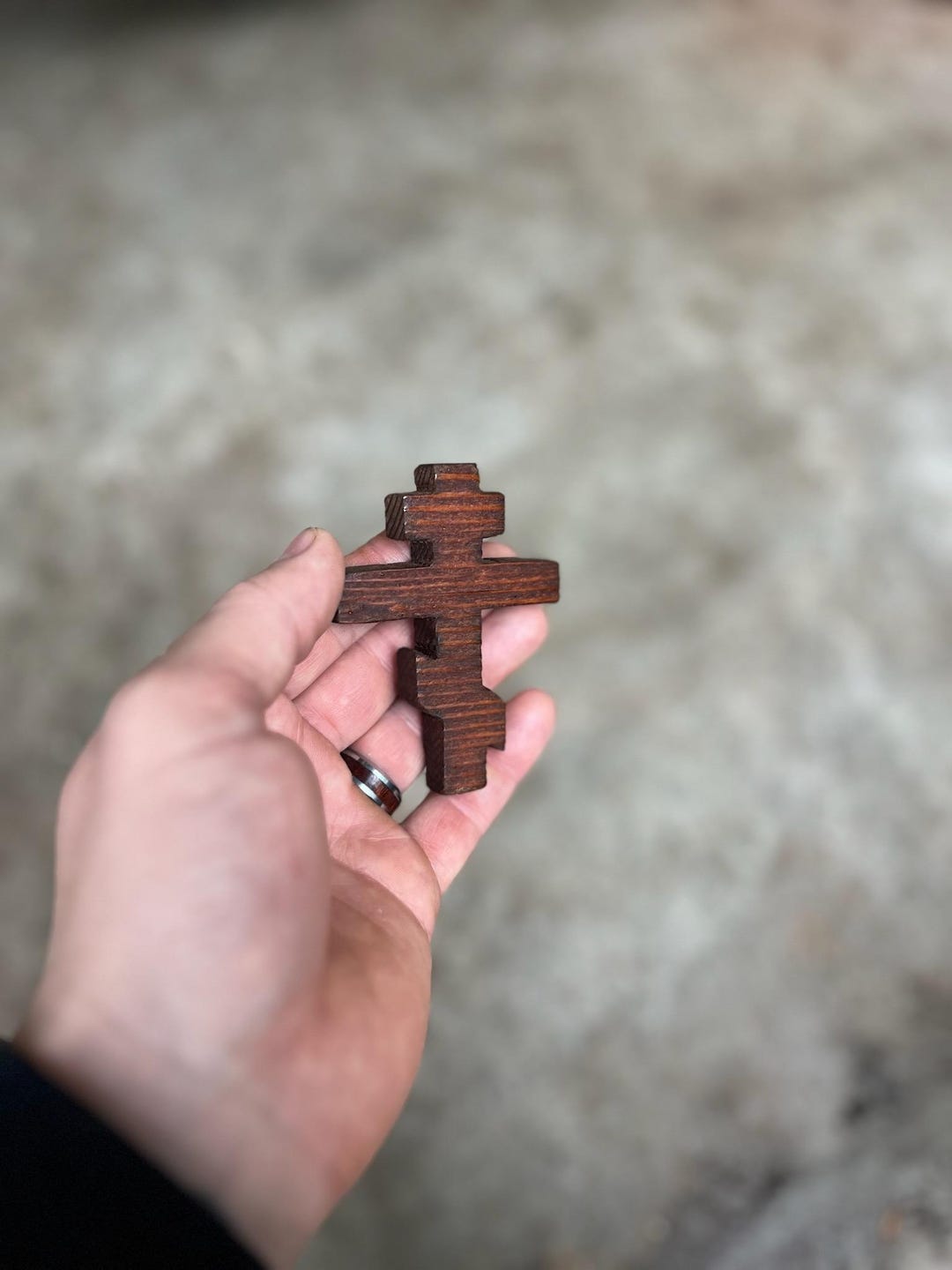 Mini 3 Bar Cross - Etsy