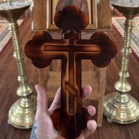 Mini 3 Bar Cross - Etsy