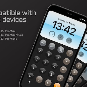 Retro Calculator iPhone Wallpaper - Etsy
