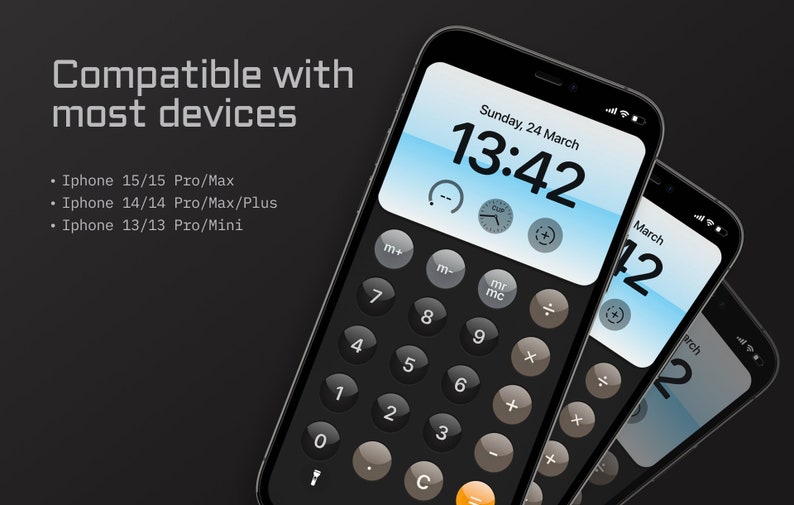 Retro Calculator iPhone Wallpaper - Etsy