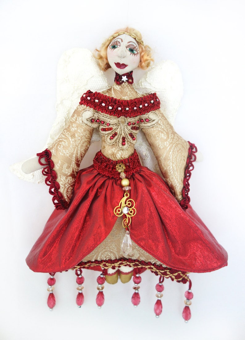 E-PATTERN, ANGELI Di Natale- Hanging Christmas Angels, Pattern, Cloth ...