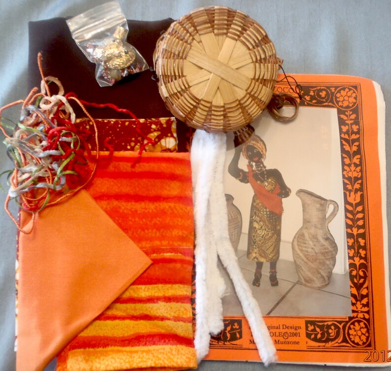 SUPPLIES, Kit, Pattern, to Make AFRI COCO, 63 Cm (25") Tall, Doll ...
