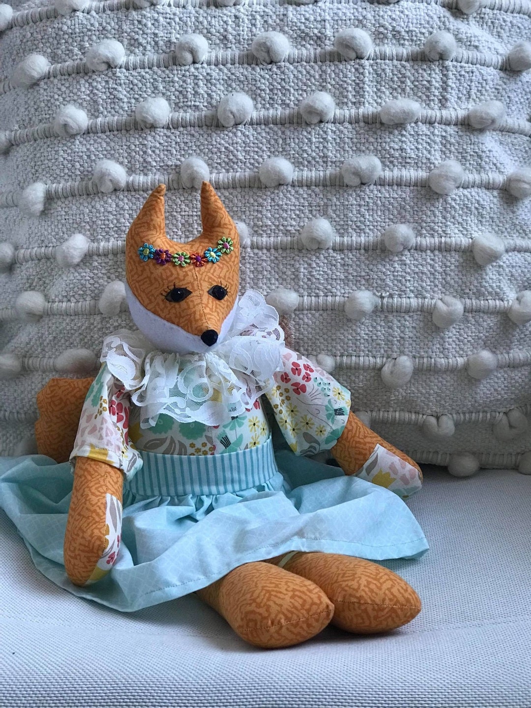 FOXY FOX, Soft Fox Doll, Toy, Fiber Art, Gift Idea, Animal Dolls ...