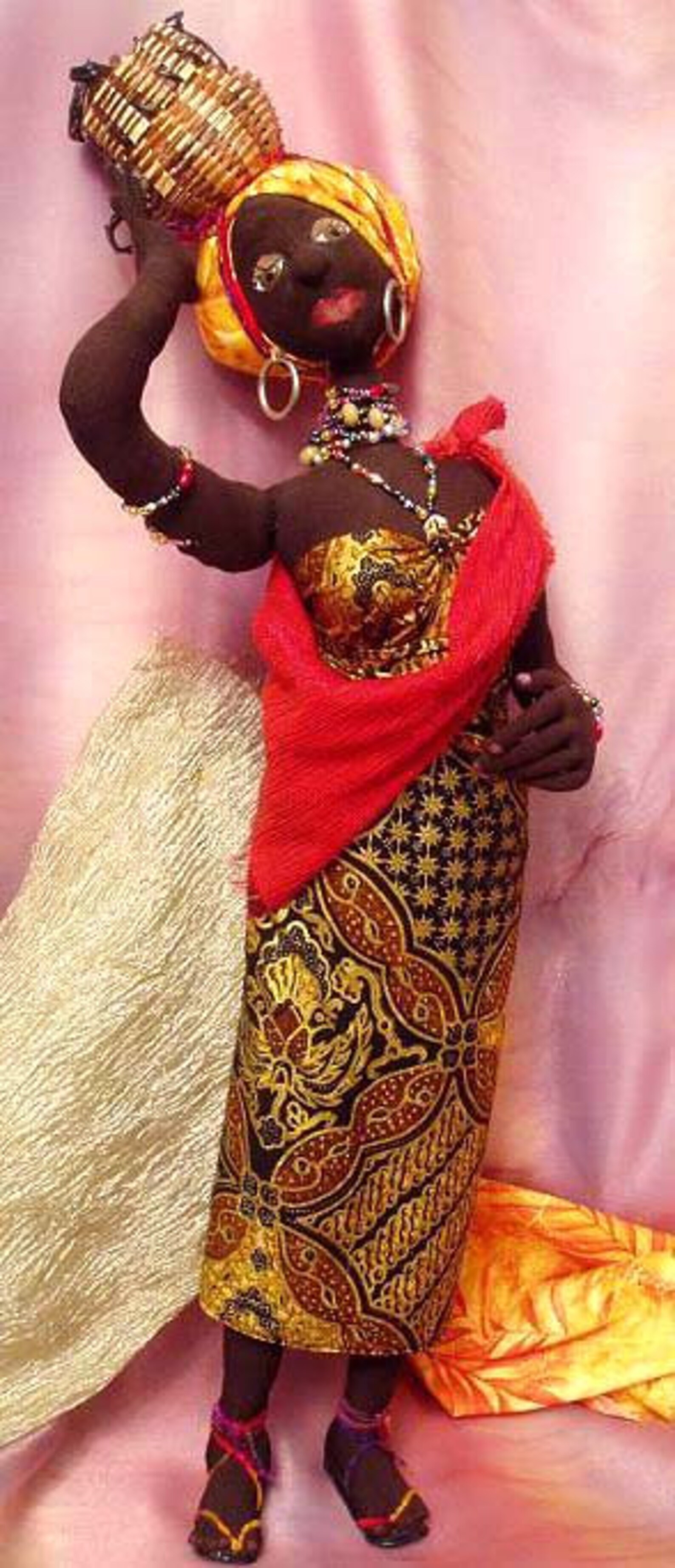 SUPPLIES, Kit, Pattern, to Make AFRI COCO, 63 Cm (25") Tall, Doll ...