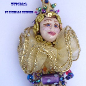 TUTORIAL- BEADED Pin Dolls, Workshop, Doll Making, Instructional, Cloth ...