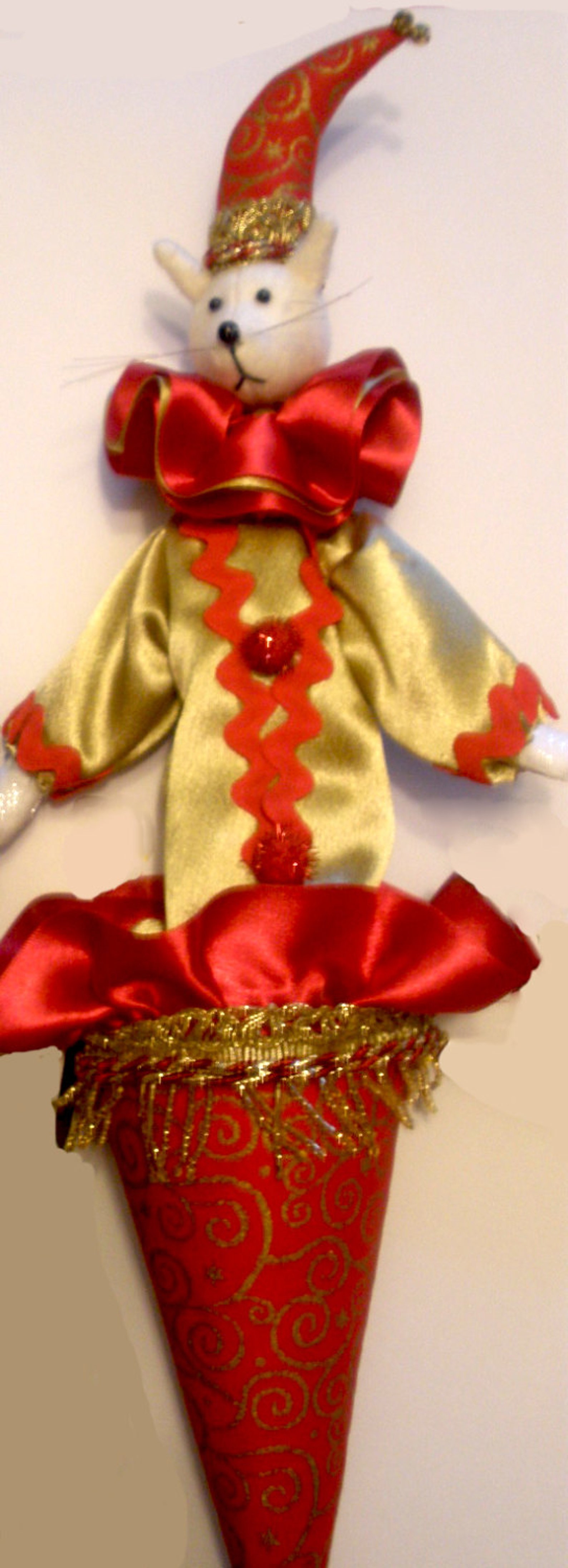 MOUSE POPPIN- Cone Puppet, Michelle Munzone, 56 Cm (22”) Tall, One of A ...