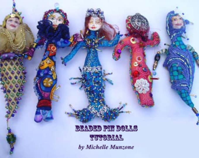 TUTORIAL BEADED Pin Dolls Workshop Doll Making - Etsy