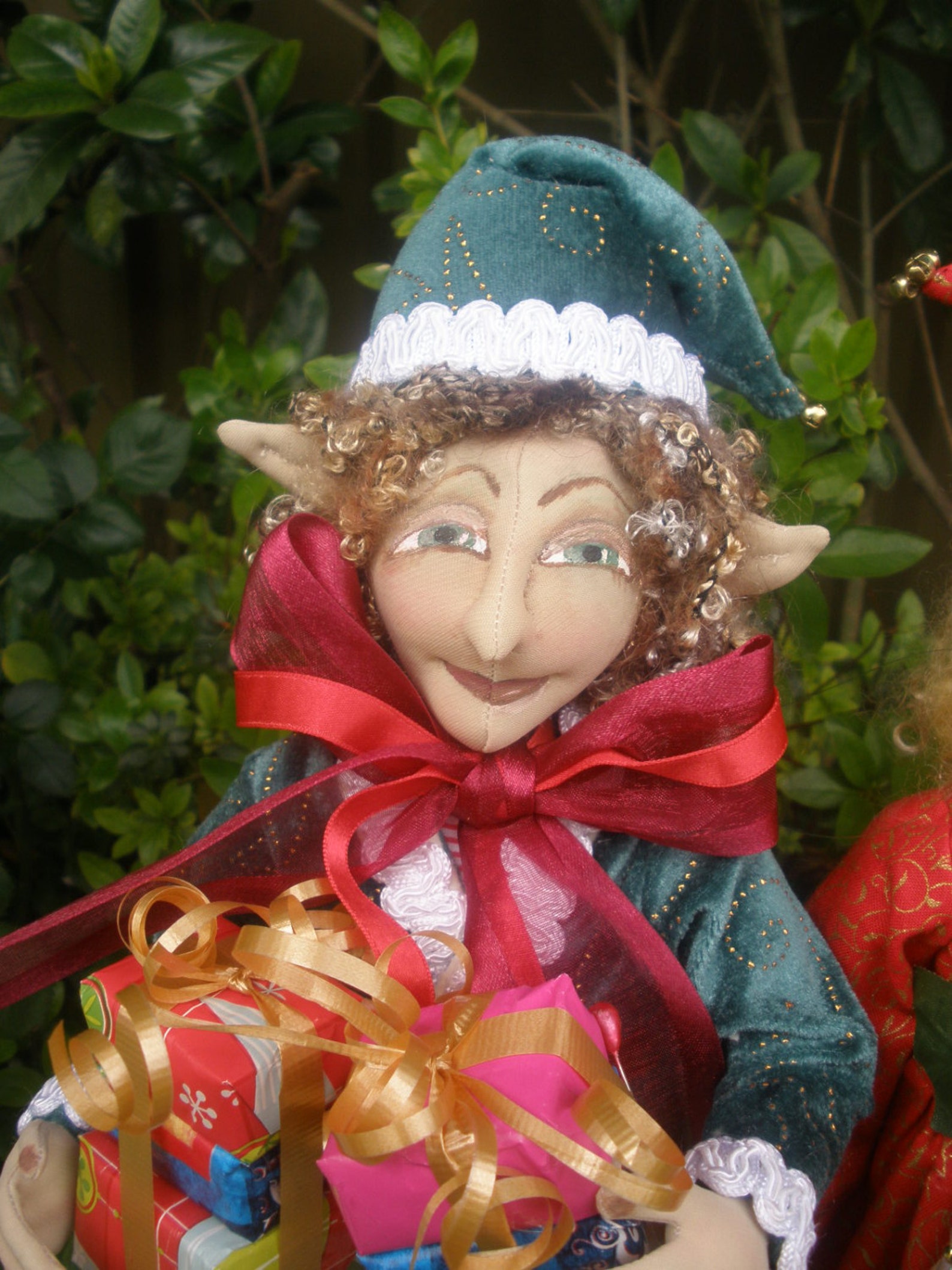 E- Pattern, PIPPA & OLIVER, Christmas Elves, Cloth Dolls, Christmas ...