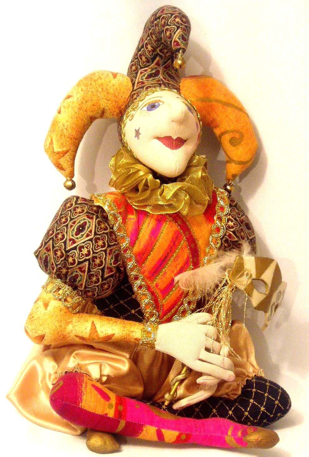 TAMBALAY, Jester - PATTERN -paper Version, Cloth Dolls, Tutorial, Diy ...