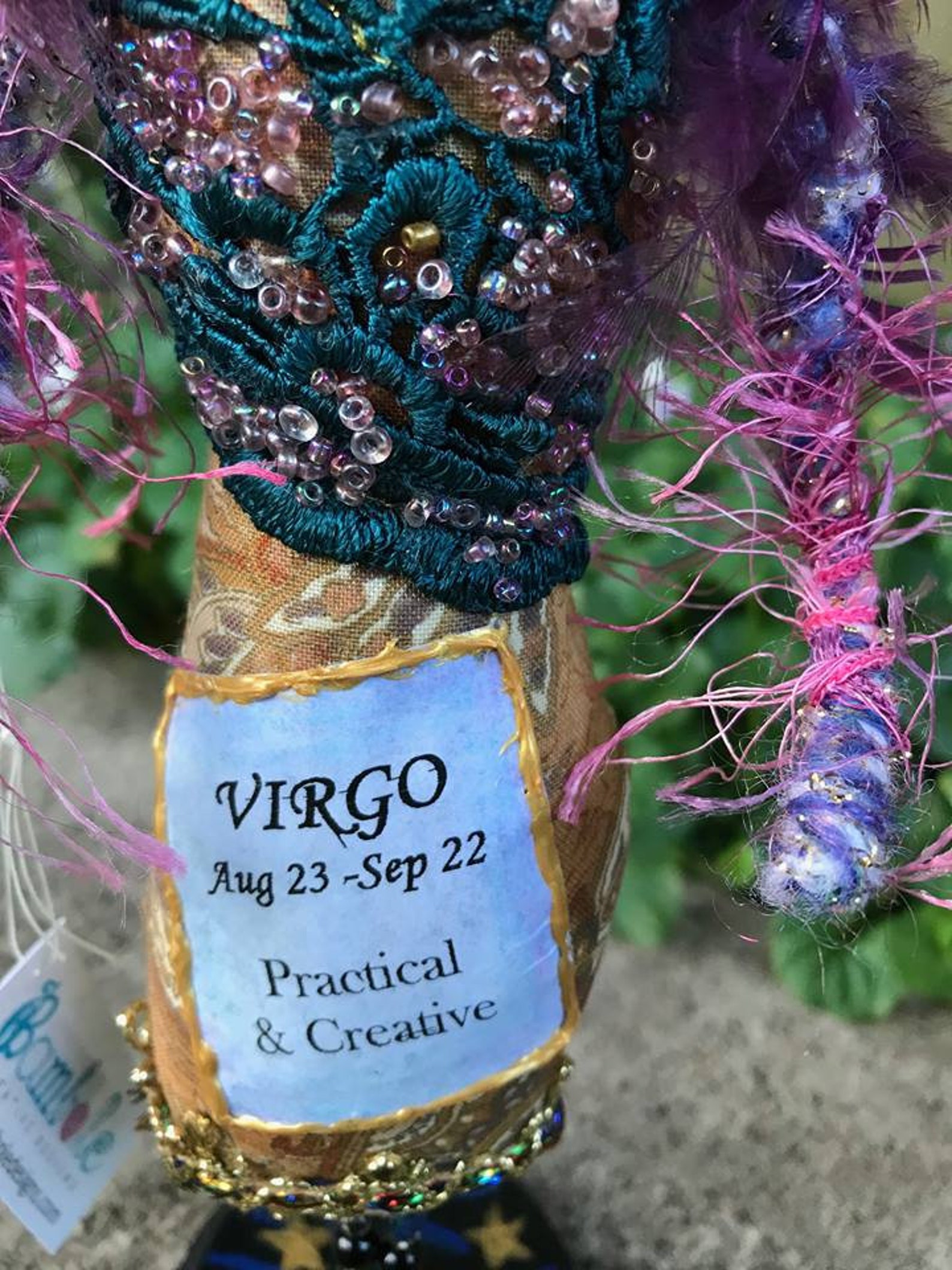 VIRGO ZODIAC Art Doll 20 cm 8 Tall One Of A Kind | Etsy