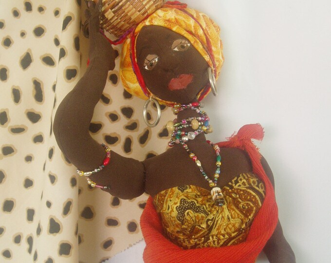 PATTERN, Paper Version- AFRI COCO, 63 Cm (25") Tall, Diy African Doll ...