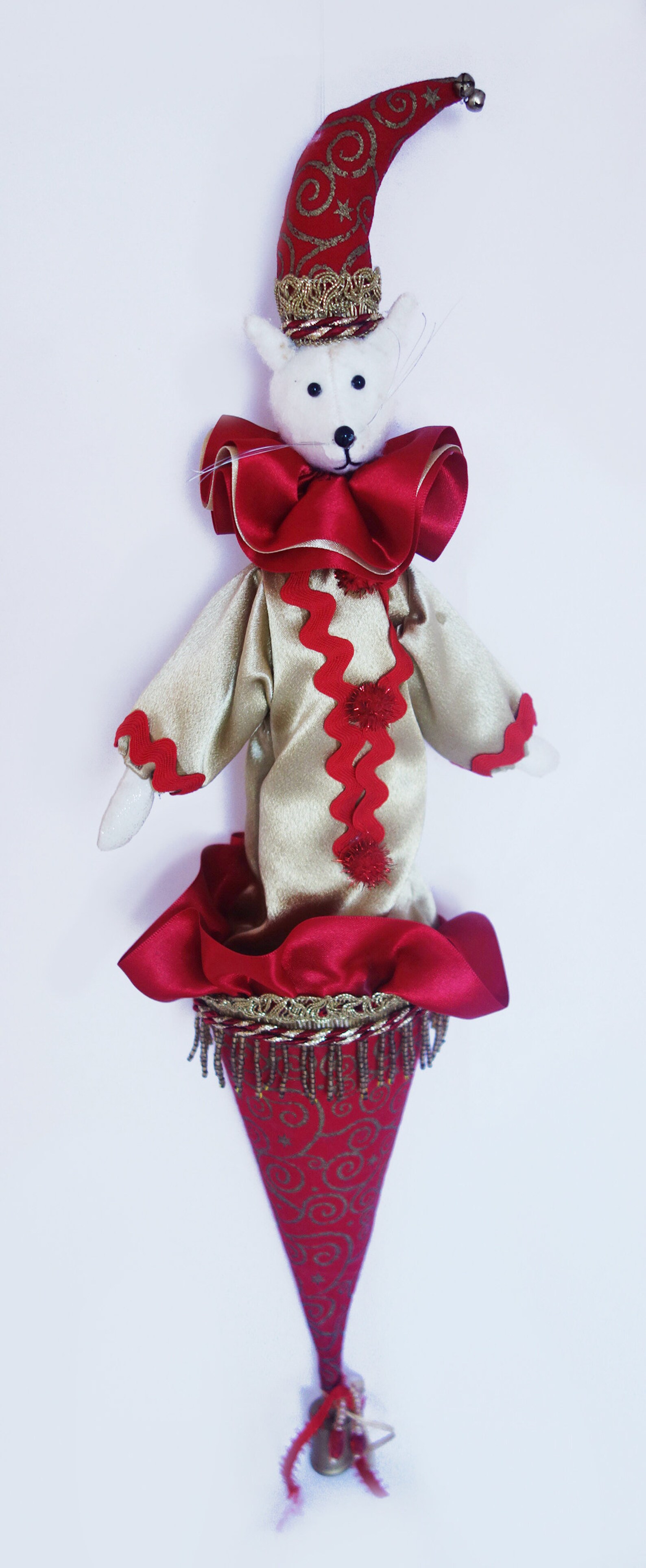 MOUSE POPPIN- Cone Puppet, Michelle Munzone, 56 Cm (22”) Tall, One of A ...
