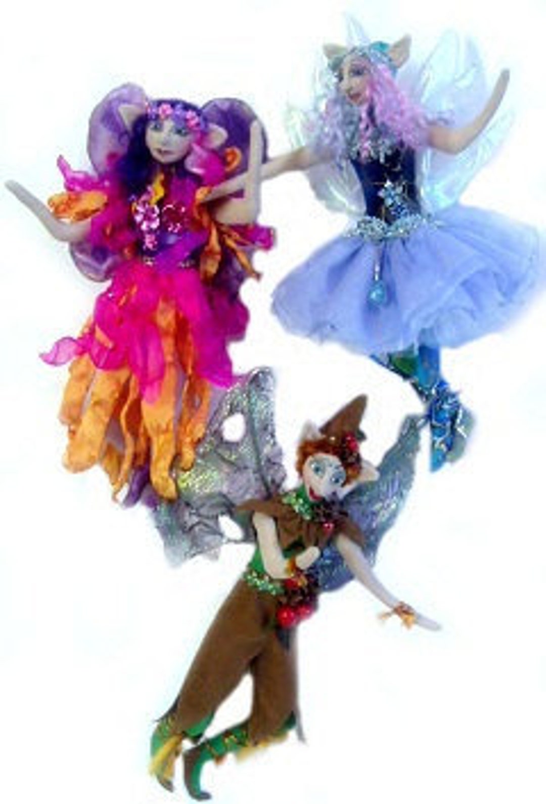 E- PATTERN, ELVES -kali, Kaleb & Karla, Mix and Match Pixies, Cloth ...