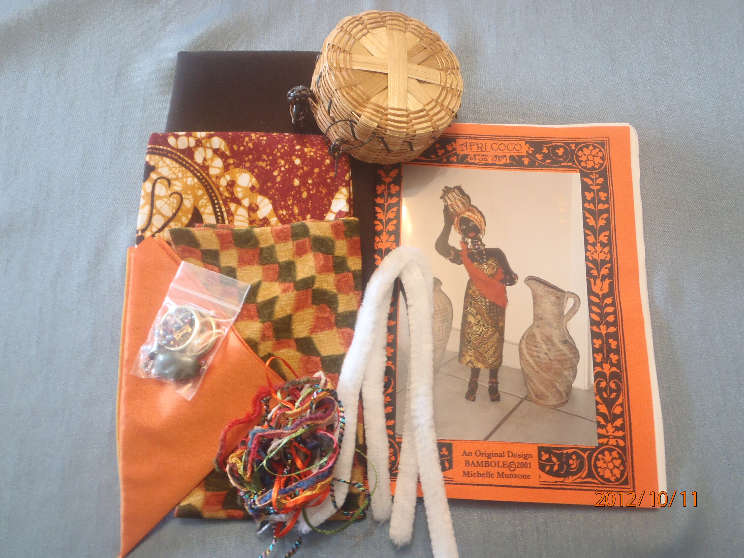 SUPPLIES, Kit, Pattern, to Make AFRI COCO, 63 Cm (25") Tall, Doll ...