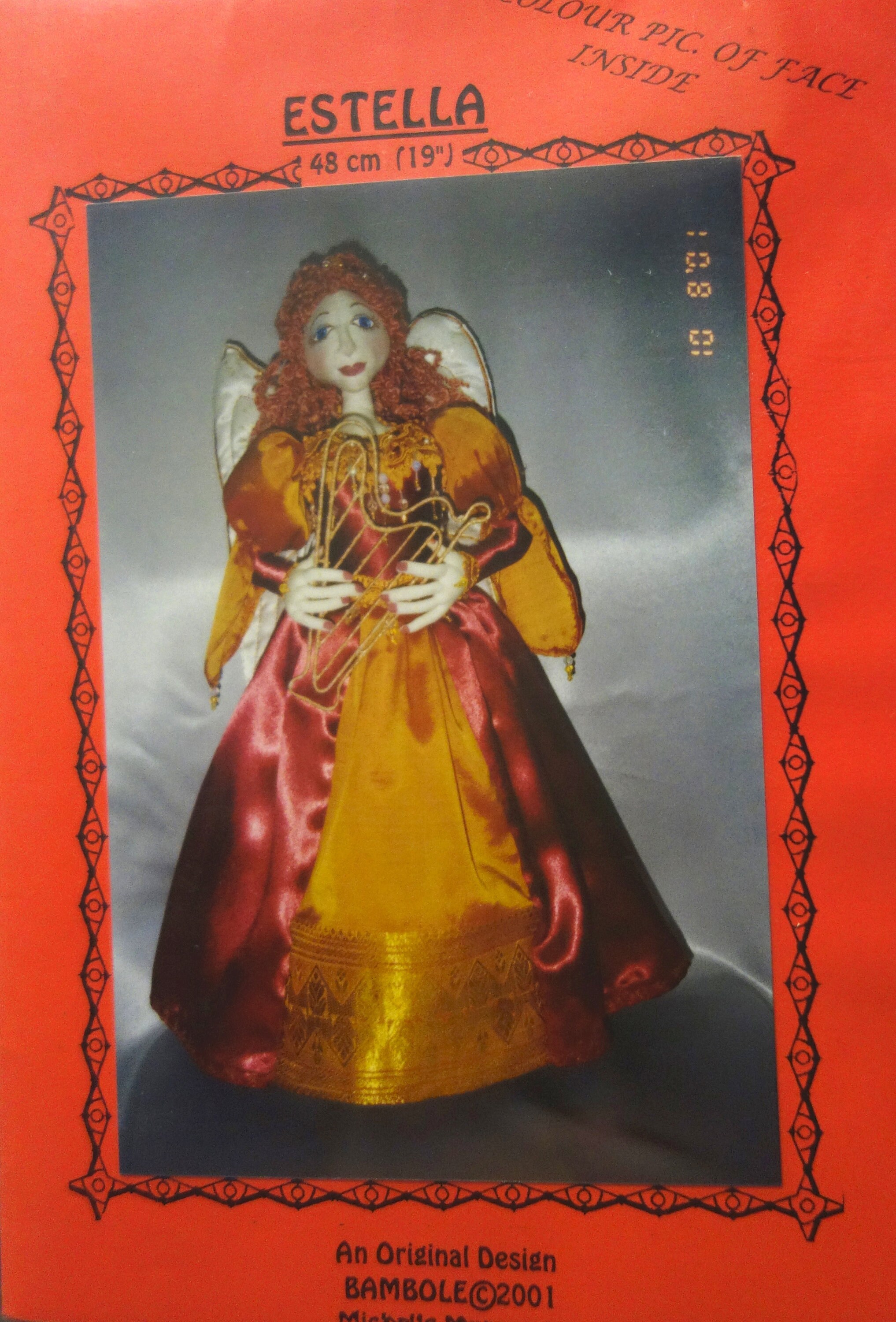 PATTERN Paper Version ESTELLA Angel 48 Cm 19 Tall - Etsy