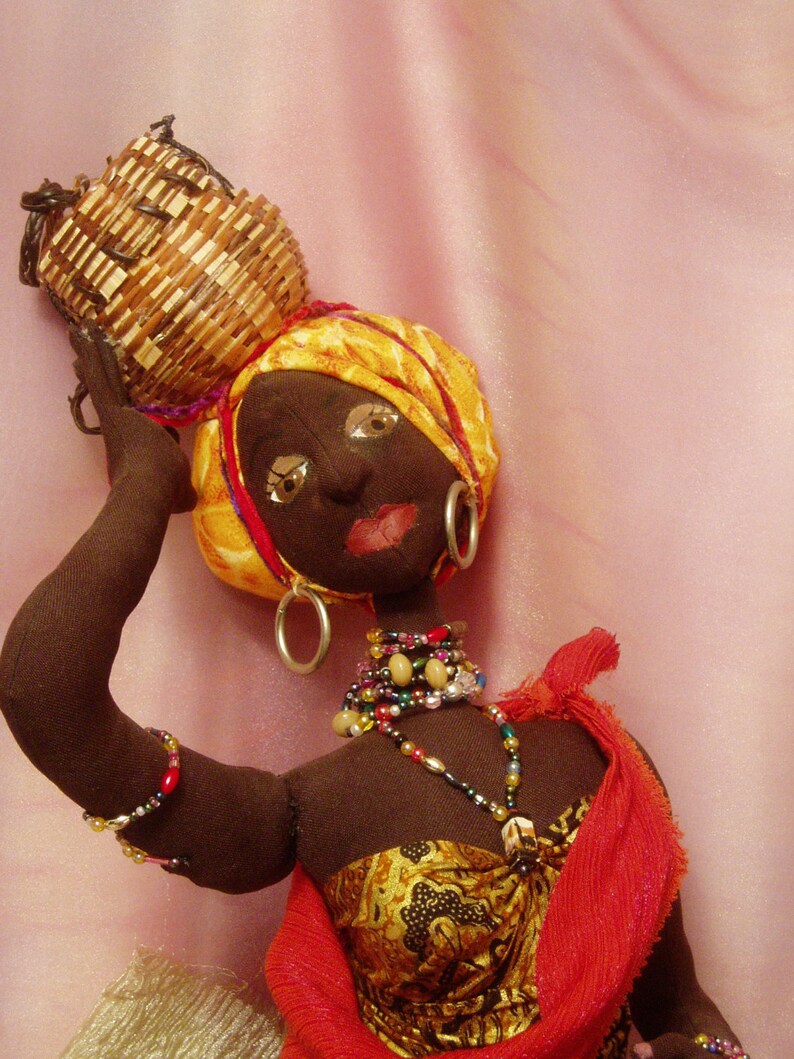 SUPPLIES, Kit, Pattern, to Make AFRI COCO, 63 Cm (25") Tall, Doll ...