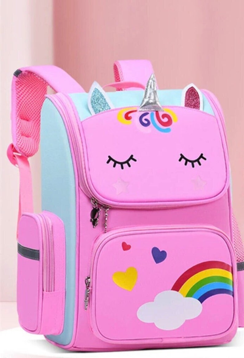 Unicorn School Girls Bags Backpack - Etsy