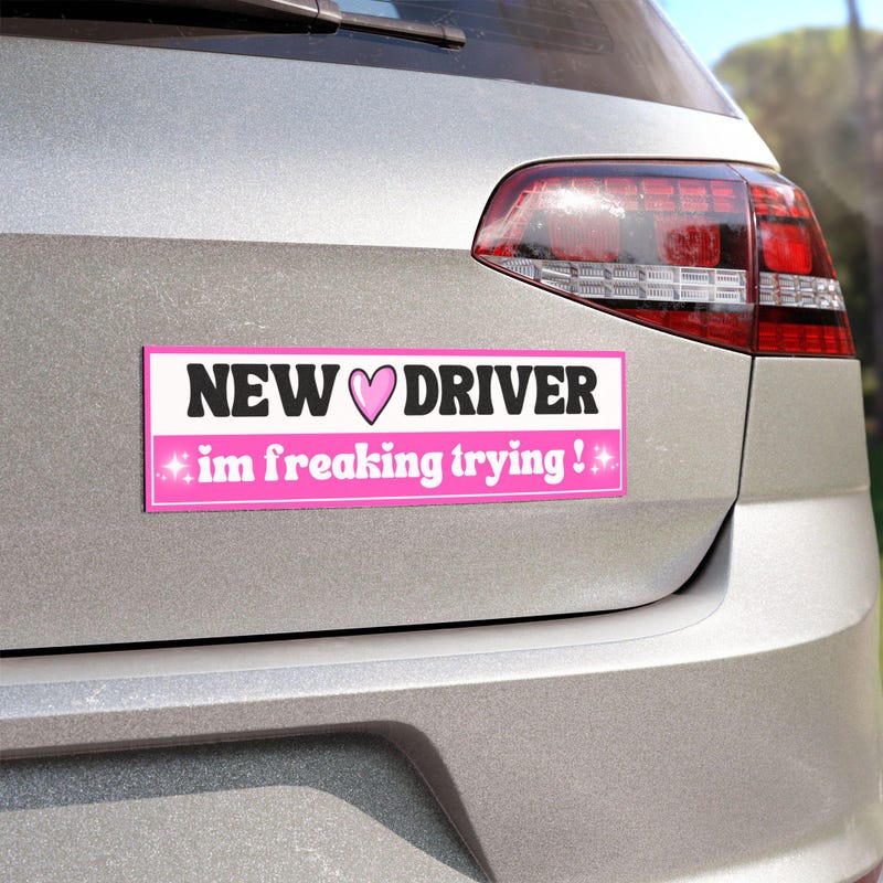 New Driver Sticker - Etsy