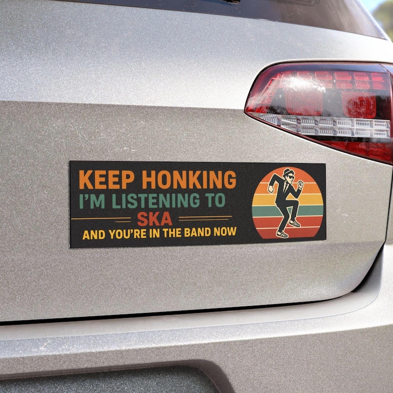 Ska Bumper Stickers - Etsy