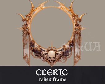 Cleric D&D Token Frame/digital Token/tabletop/dungeons and Dragons ...