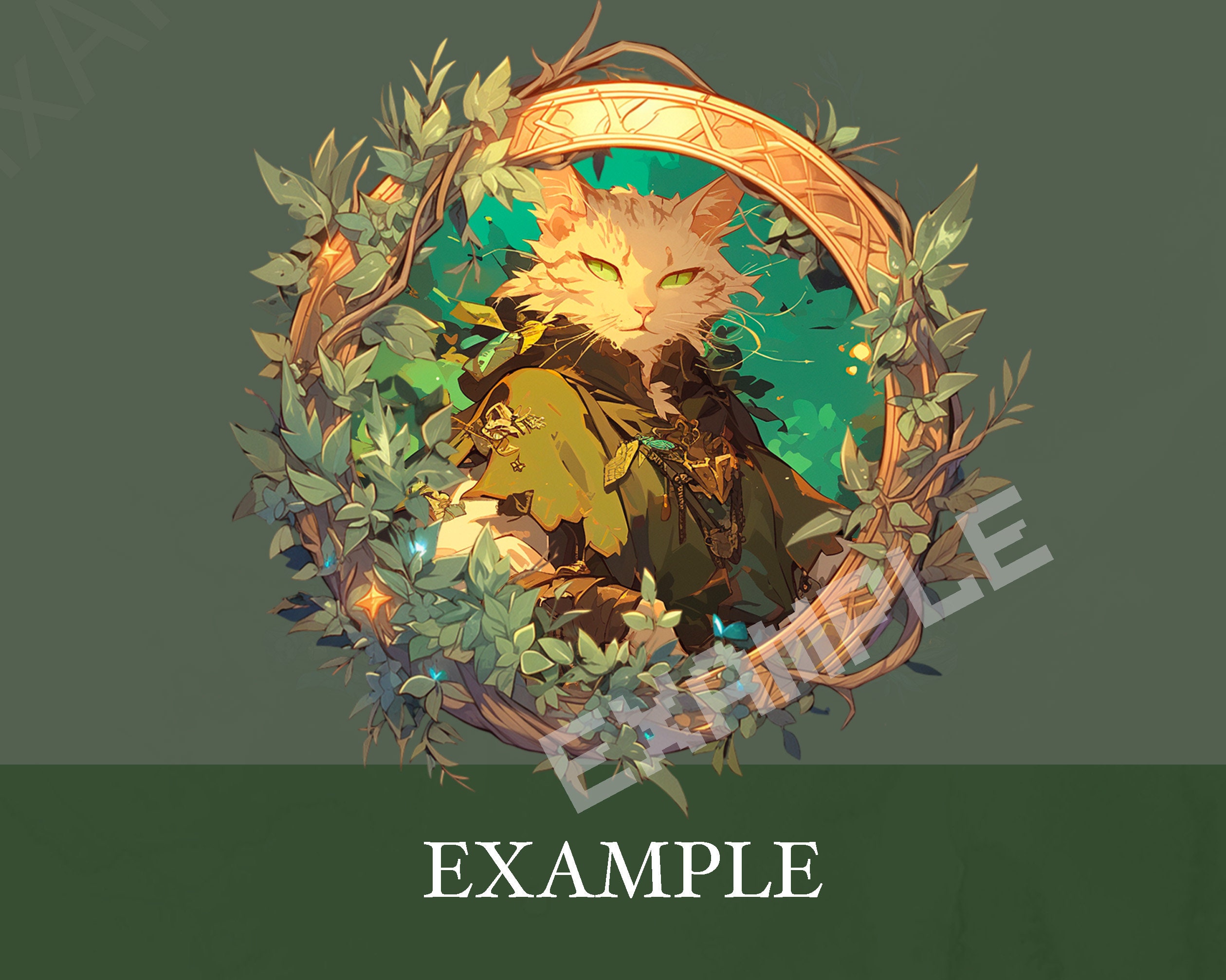 Druid Token Frame: Dawn & Night - VTT Digital Download - Etsy