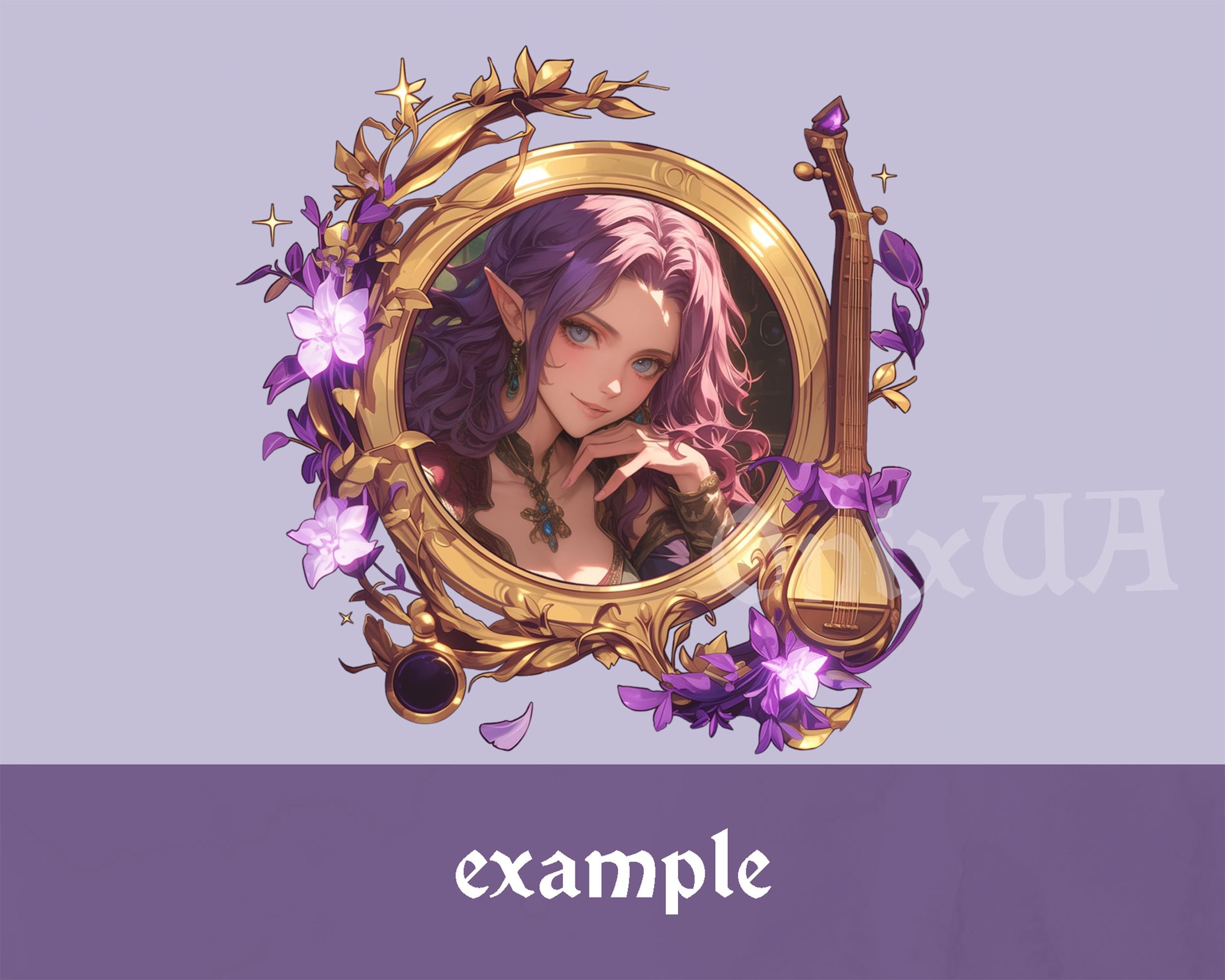 Bard D&D Token Frame. Bard Token Border for Tabletop, Dungeons and ...